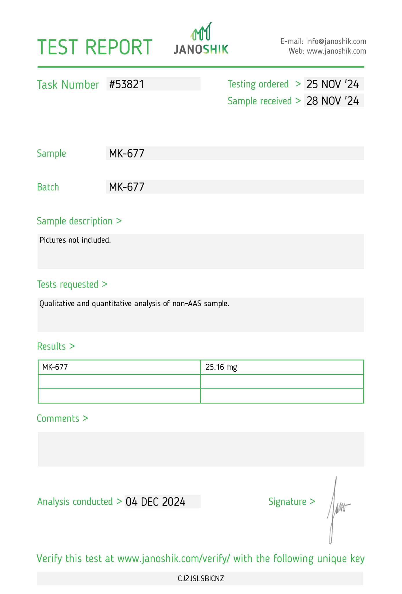 MK-677 (25mg) x 30 Tablets – Biofusion